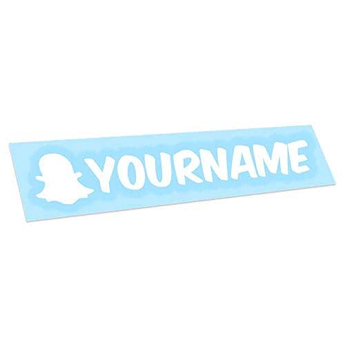 Amazon.com: Custom SC Name Vinyl Decal - Personalized SC Username ...