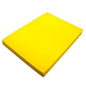 Amazon.com: Yellow Fun Foam Sheet 9" X 12" X 1/16" Thick (12 Pcs/Pack ...