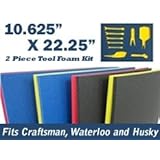 5S Tool Box Shadow Foam Organizers (2 Color) Custom Tool Foam: Amazon ...