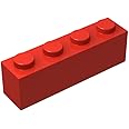 Amazon.com: Classic Brick Block Bulk, Red Bricks 1x2, Building Bricks ...