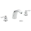 Moen 4945 Chateau Two-Handle Low Arc Centerset Bathroom Faucet, Chrome ...