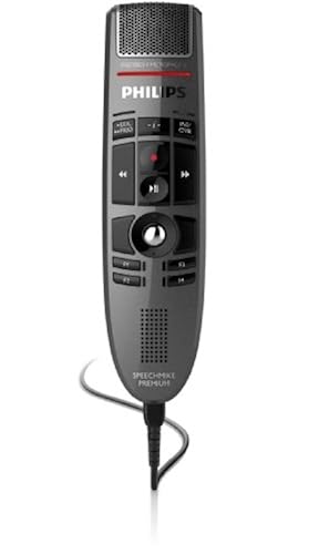 PHILIPS LFH3500 SpeechMike Premium USB Dictation Microphone Precision ...