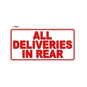 Amazon.com: Graphics and More All Deliveries in Rear - Business Store ...