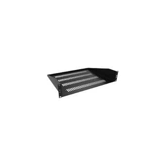 Amazon.com: Rack Shelf, 19 Inch, Vented, Steel, Black, 2U, 445 mm, 368 ...