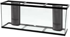 Amazon.com : All Glass Aquariums Aqueon Tank with 2 Mega Flow, Black ...
