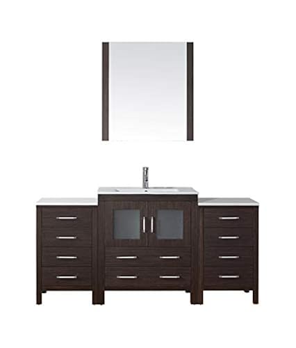 66 Bathroom Vanity Single Sink Virtu USA Dior 66" Single Bathroom