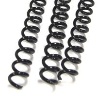 Amazon.com : Black Plastic Spiral Binding Coils 1 3/16" (30mm), 270 ...