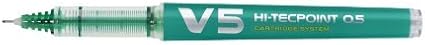 Pilot Hi -Techpoint V5 Cartridge System Pen Green Ink: Amazon.co.uk ...