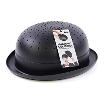 Amazon.com: Bowler Hat Kitchen Colander Strainer, Black, for Pasta ...