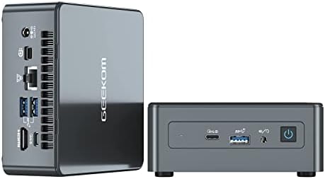 GEEKOM Mini IT11 NUC Desktop Computer: i7-11390H, 32GB RAM + 512GB SSD, Ultra Compact High ...
