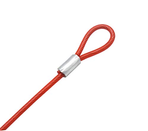 Bytiyar 15 pcs 7.87 inches (20cm) Zinc Alloy Wire Rope Lanyard Cable ...