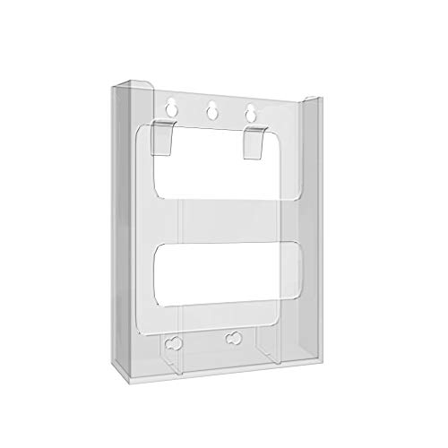 Azar Displays 252329 Single Bi-Fold Wall Mount Brochure Holder, 10-Pack ...