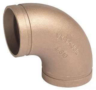 Victaulic F060610C0C 6" Grooved Copper 90 Elbow Figure 610: Amazon.com ...