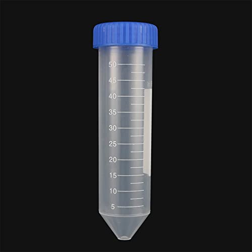 Conical Centrifuge Tubes 50ml, 50 Pcs Sterile Plastic Tubes with Screw ...
