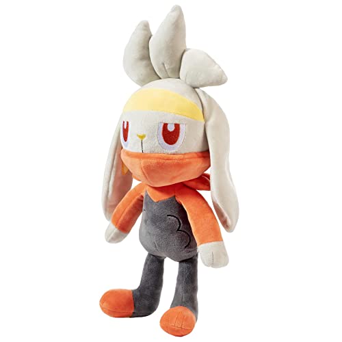 Pokémon Raboot 12" Plush - Officially Licensed Bunny Stuffed Animal Toy ...