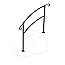 Railing Now - Midway Transitional Handrail (Black) - - Amazon.com