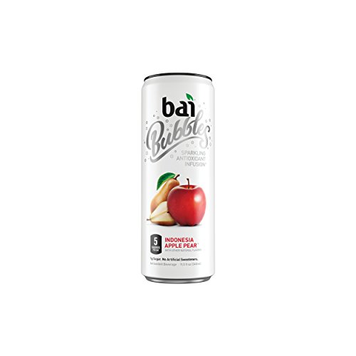 Bai Bubbles Indonesia Apple Pear, Sparkling Antioxidant Infused ...