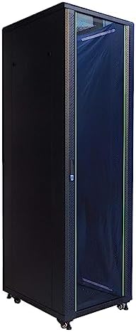 ProRack 42U 600x800Standing network rack with glass door, 4 fans, 1 ...
