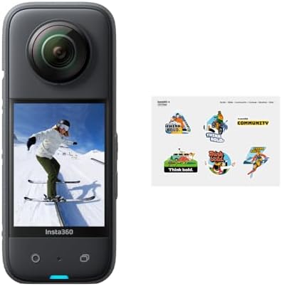 Insta360 X3 Sticker Kit - Waterproof 360° Action Camera with 1/2 Inch ...