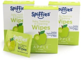 Spiffies Tooth Wipes, Apple Flavor (Pack of 60) price in Saudi Arabia ...