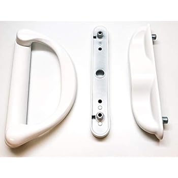 Amazon.com: Sliding Patio Door Handle Set for Milgard, White: Home ...
