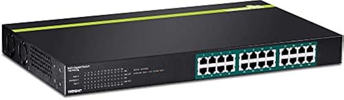 TRENDnet 24-Port Gigabit PoE+ Switch, 24 x Gigabit PoE+ Ports, 370W ...
