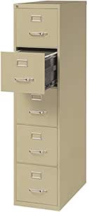 Amazon.com: Hirsh 26.5 in Deep 5 Drawer Letter Vertical File Cabinet in ...