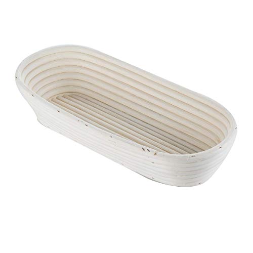 Oval (13,8 x 6,1 x 2.7 Inch) Bread Banneton Proofing Basket SUGUS HOUSE ...