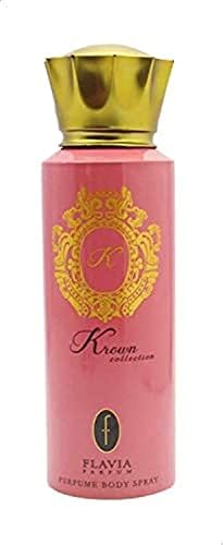 Flavia Krown Collection Perfumed Body Spray for Women, 236 ml - Rose ...