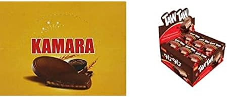 Kamara wonder biscuit coverd with chocolate & Tawtaw biscuits filled ...