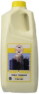 Amazon.com : Ronnybrook Heavy Cream, Half Gallon, 64 oz : Everything Else