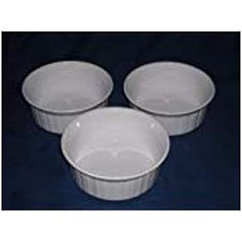 Amazon.com: Corning Ware French White Round Casserole Dish 500ml - Set ...