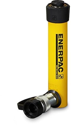 Enerpac RC-53 Single-Acting Alloy Steel Hydraulic Cylinder with 5 Ton Capacity, Single Port, 3 ...