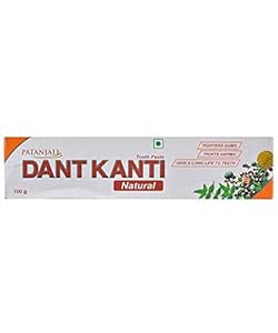Amazon.com : 10 x Patanjali Dant Kanti Toothpaste Dental Cream 100gm ...