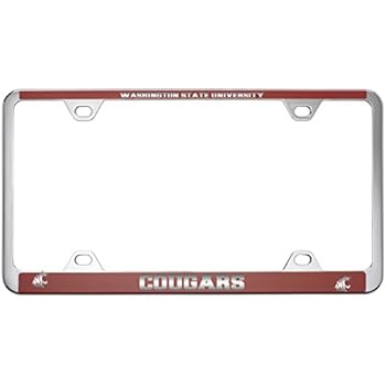 Amazon.com : NCAA Washington State Cougars License Plate Frame Alumni ...