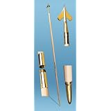 Amazon.com: Guidon Staff 8' w/Chrome Spear, Joint, Ferrule: Garden ...
