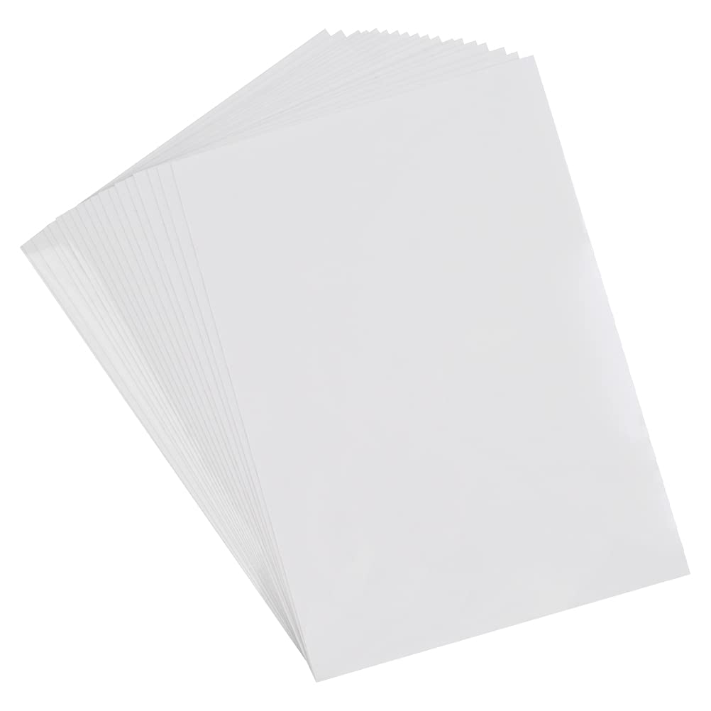Mua NA 20 Sheets A4 Inkjet Vinyl Sticker, A4 Transparent Vinyl Glossy ...