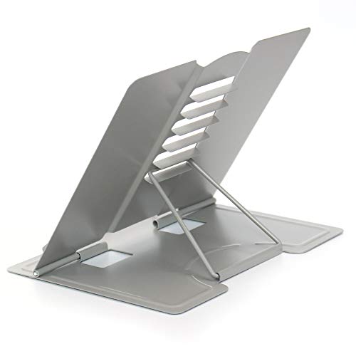 Portable Steel Reading Rest Book Holder Stand Bookrest Angle Adjustable ...