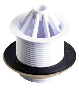 Urinal Waste 1 1/2 Inch BSP x 50mm Solid Tail with 60mm Flange: Amazon ...