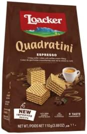 Loacker Quadratini Espresso Wafer, 110 g price in Egypt | Amazon Egypt ...