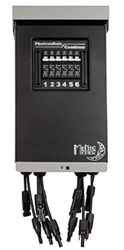 MidNite Solar MNPV6-MC4-LV Pre-Wired Combiner 3R with six 15 amp ...