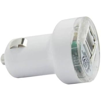 Amazon.com: iFlash Dual USB Car Lighter Charger Adapter with 10w (Fast ...