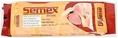 Semex Aswan Modelling Clay Brown - 500 Gm price in Egypt | Amazon Egypt ...