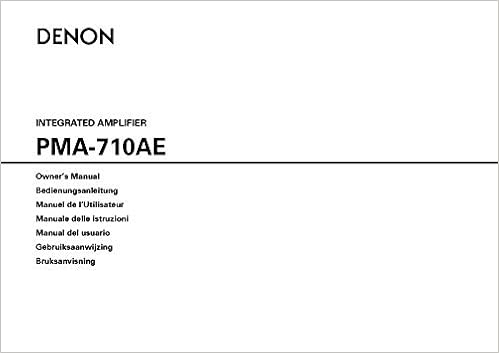 Denon pma 710ae integrated amplifier