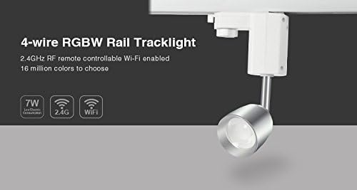 LIGHTEU, 7W WiFi LED 4-wire RGBW Rail Tracklight with a FB remote controller, Wifi smart RGBW ...