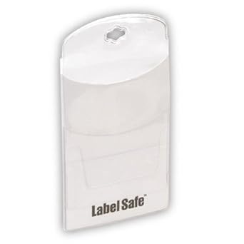 Amazon.com: OIL SAFE 200101 Label Pocket, 2" x 3.5", Small, Clear ...