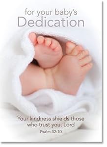 Dedication card - Baby's Feet in Towel 1754DT: Amazon.co.uk: Office ...
