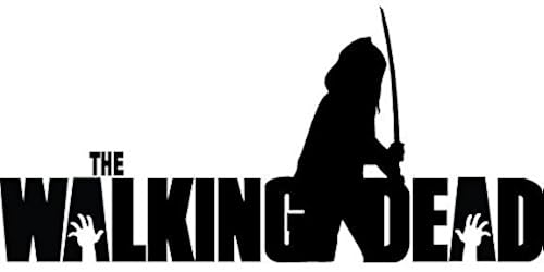 Michonne Sword The Walking Dead Logo Vinyl Sticker Decal For Car ...