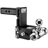 B&W TS10037B Tow and Stow Magnum Receiver Hitch Double - Ball Mount ...