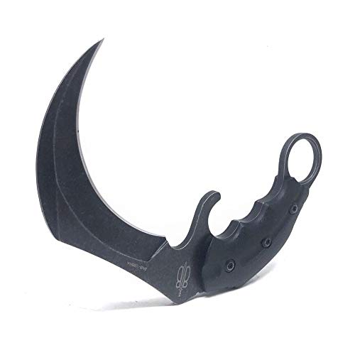 BucknBear Custom Handmade Fixed Blade Tactical Karambit Knife with ...